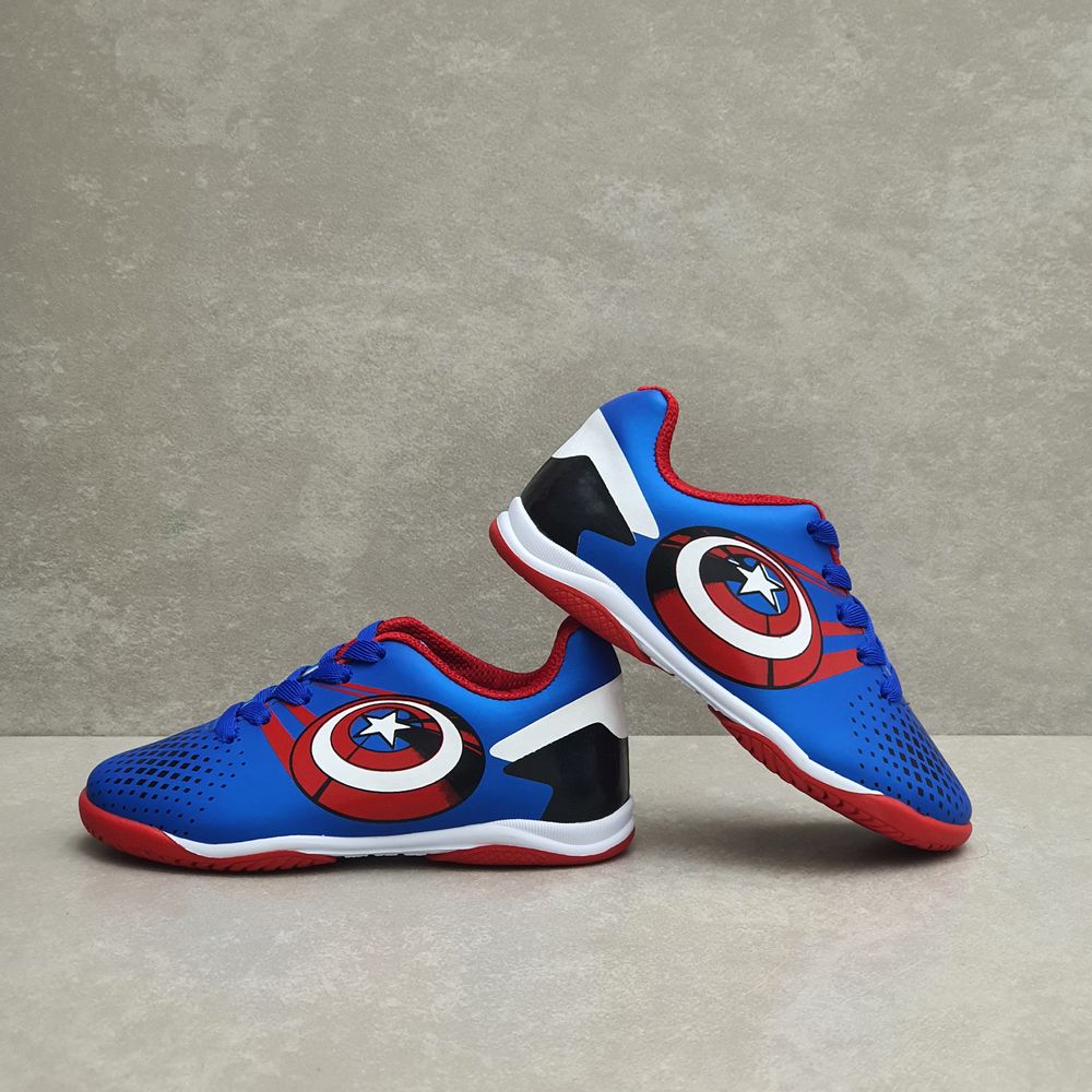 Chuteira Dray Futsal Capitão América - Azul - Vandinha