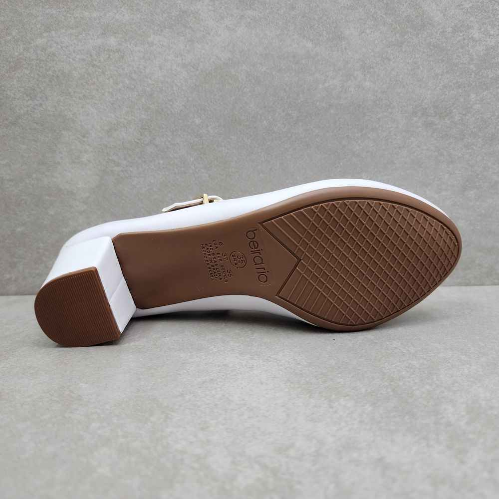 Sapato Feminino Boneca Beira Rio - Branco - Vanda Calçados