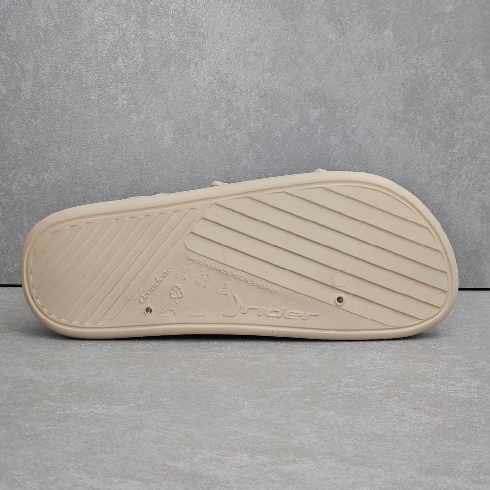 Sandália Papete Rider 2STRAPS - Bege - Vanda Calçados