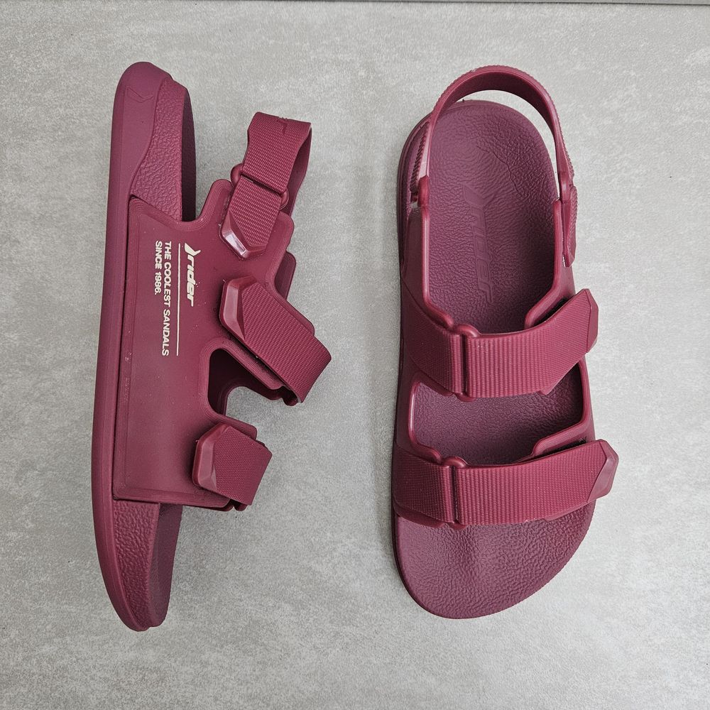 Sandália Papete Rider 2STRAPS - Bordo - Vanda Calçados
