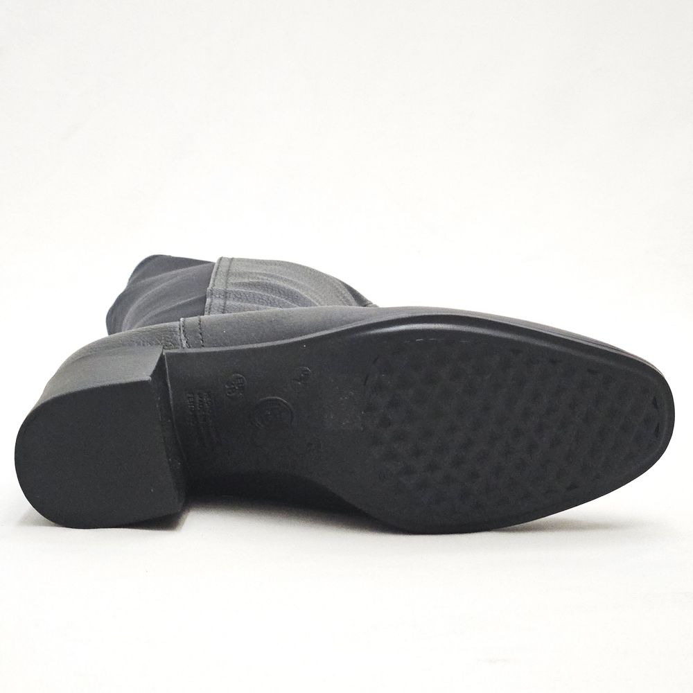 Bota Feminina Bottero Em Couro Com Lycra - Preto - Vanda Calçados