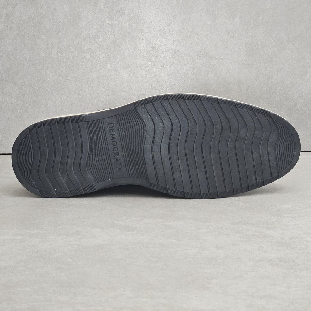 Sapato Masculino Democrata Metropolitan Oliver Cadarço - Preto - Vanda ...