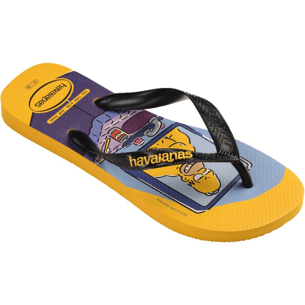 Chinelo Havaianas Simpsons V25 Homer - Amarelo - Vanda Calçados