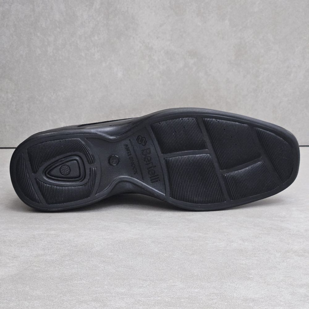 Sapato Social Masculino Bertelli Sport Com Cardaço - Preto - Vanda Calçados